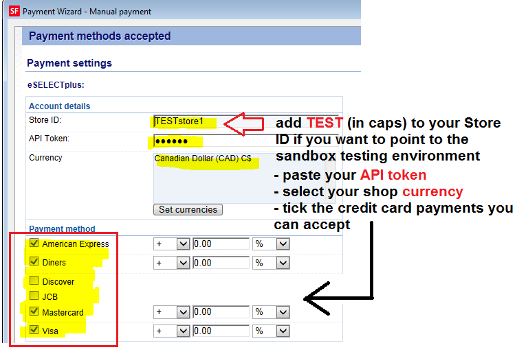 Shop Factory | Moneris Developers